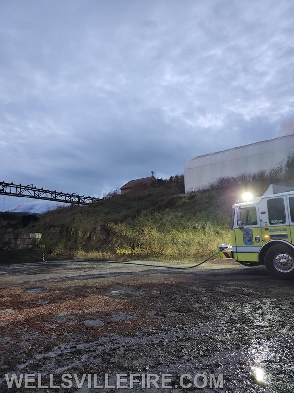 Mutual aid call to large fire - Wellsville Fire Company
